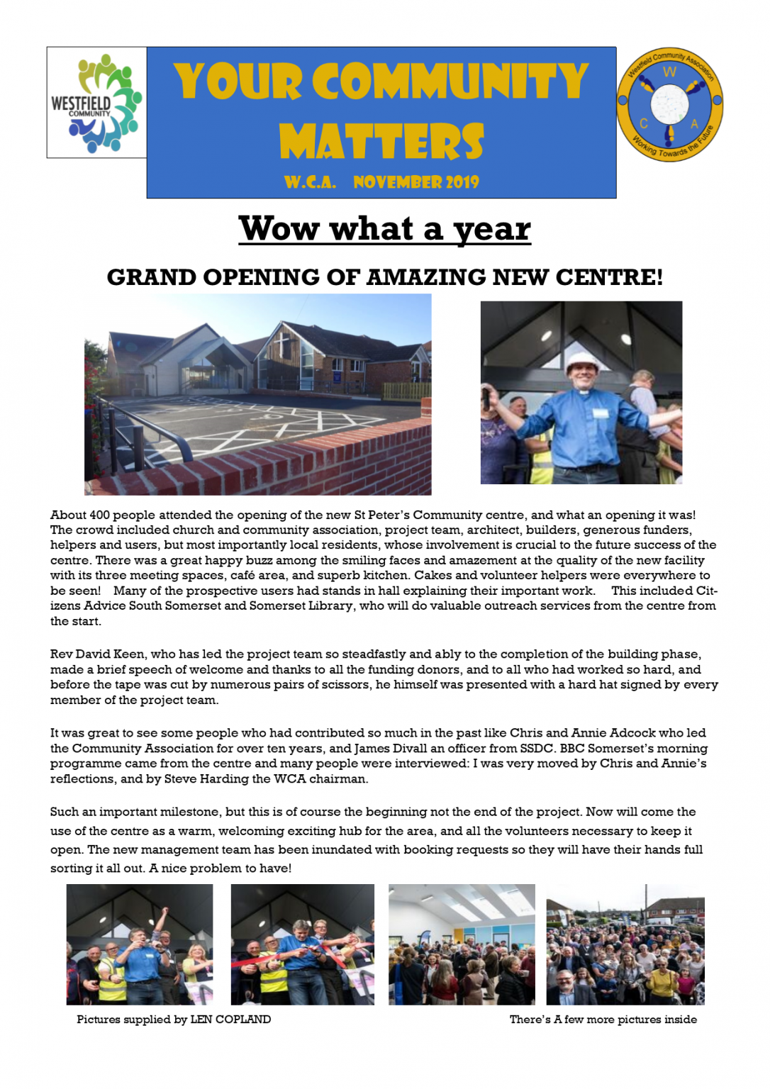 Newsletters – Westfield Community Association